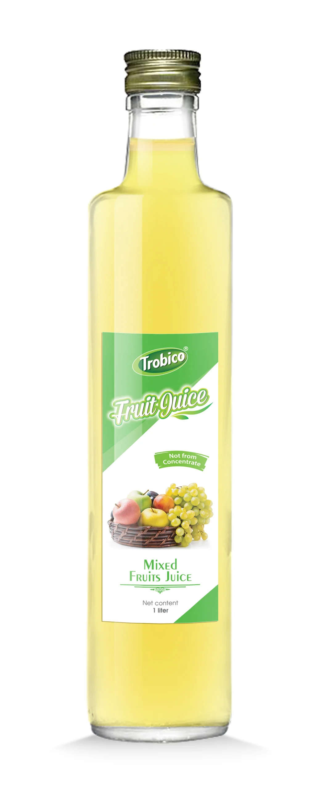 1L Glass bottle Mix Fruit Juice - Beverage Manufacturer
