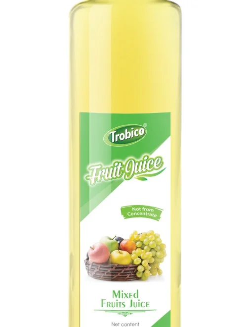 1L Glass bottle Mix Fruit Juice - Beverage Manufacturer