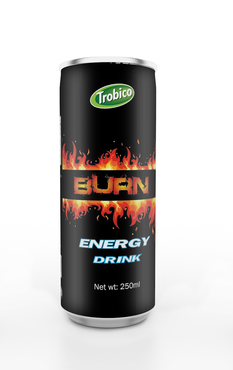 250ml burn energy drink - TROBICO | OEM Beverage Manufacturers