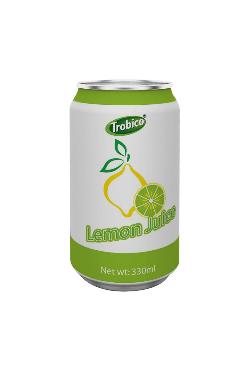 330ml alu can Lemon Juice Drink - TROBICO | OEM Beverage Manufacturers